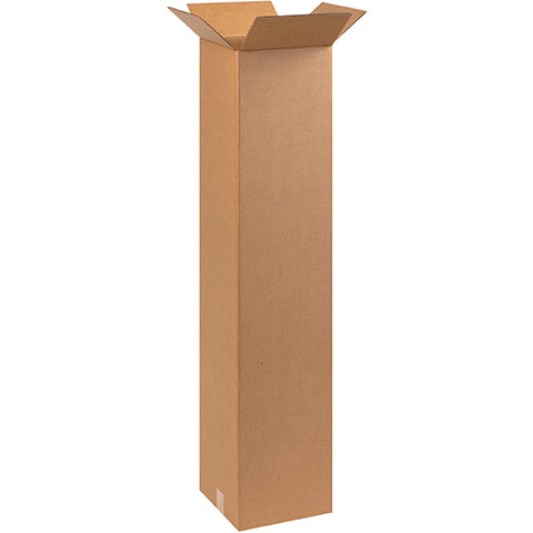 10 x 10 x 48" Tall Corrugated Boxes | Tall Boxes
