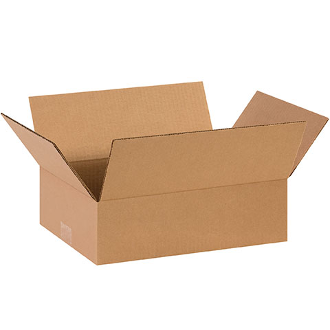 14 x 10 x 4" Flat Corrugated Boxes | Flat Boxes