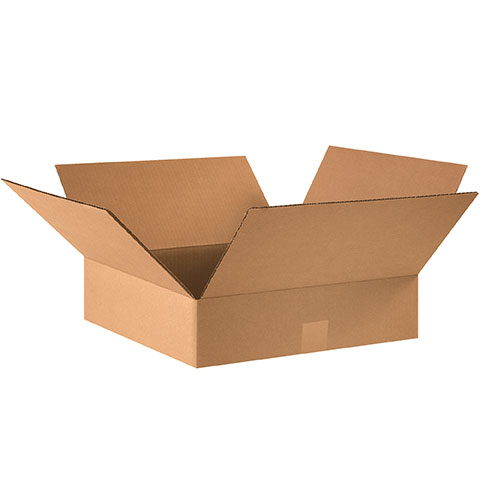 16 x 16 x 4" Flat Corrugated Boxes | Flat Boxes