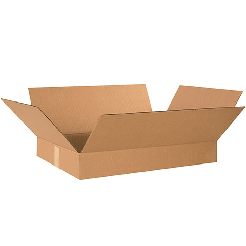 19 x 12 x 3" Flat Corrugated Boxes | Flat Boxes