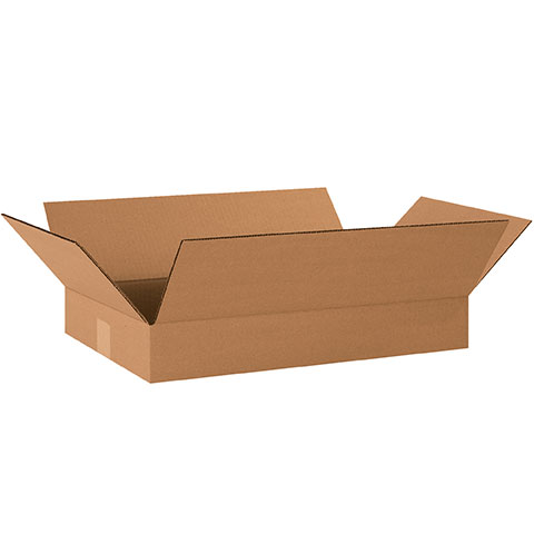 20 x 12 x 3" Flat Corrugated Boxes | Flat Boxes