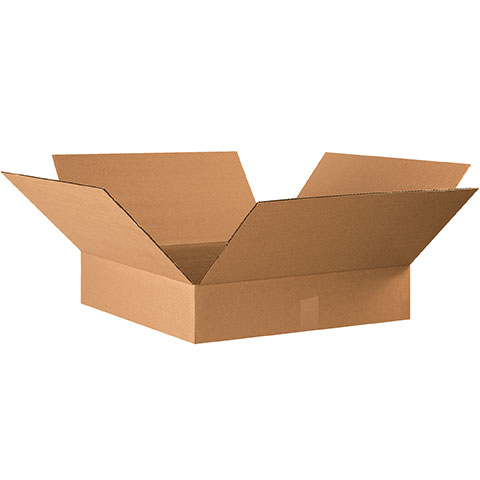 22 x 22 x 4" Flat Corrugated Boxes | Flat Boxes