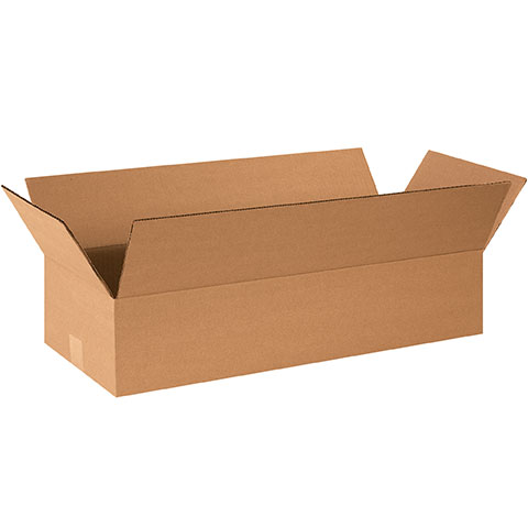 24 x 10 x 4" Flat Corrugated Boxes | Flat Boxes