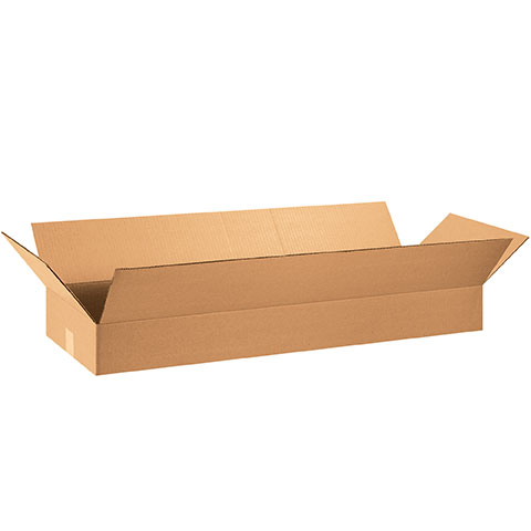 36 x 12 x 4" Flat Corrugated Boxes | Flat Boxes