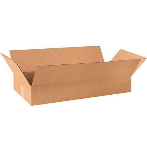 36 x 18 x 6" Flat Corrugated Boxes | Flat Boxes