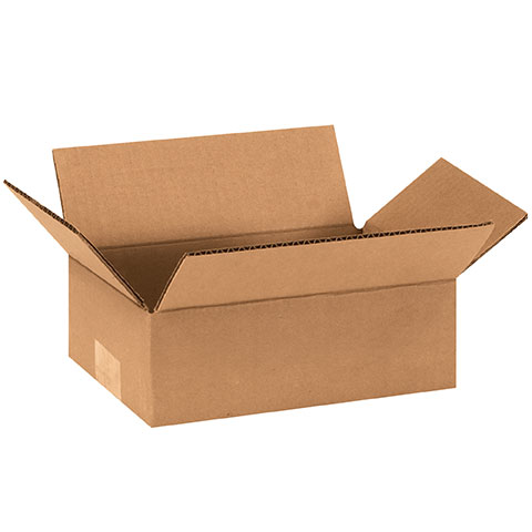 9 x 6 x 3" Flat Corrugated Boxes | Flat Boxes