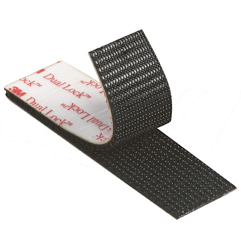2" x 150' Black 3M™ SJ3551 Dual Lock™ Fasteners | Hook & Loop