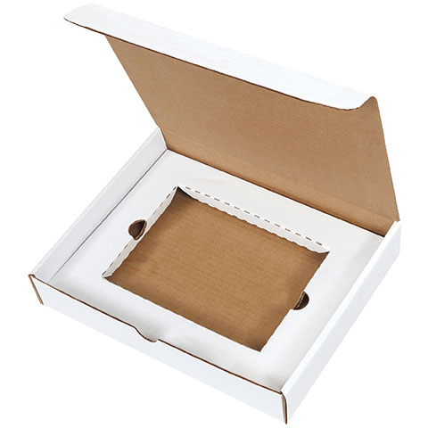 11 1/8 x 8 3/4 x 2" White DVD Literature Mailer Kit | DVD Literature ...