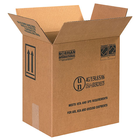 11 3/8 x 8 3/16 x 12 3/8" 2 - 1 Gallon F-Style Paint Can Boxes ...
