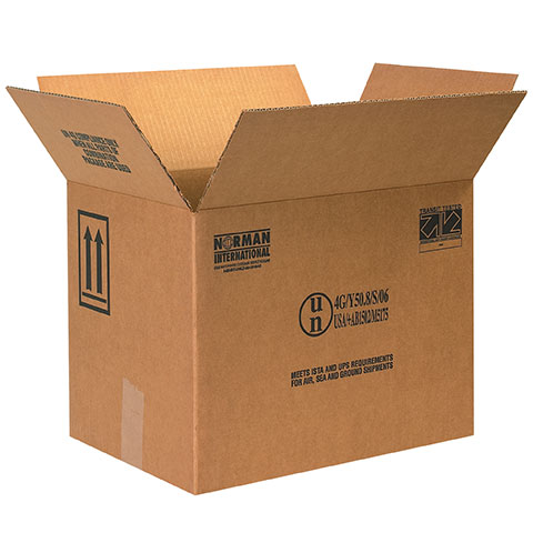 16 3/8 x 11 3/8 x 12 3/8" 4 - 1 Gallon F-Style Paint Can Boxes ...
