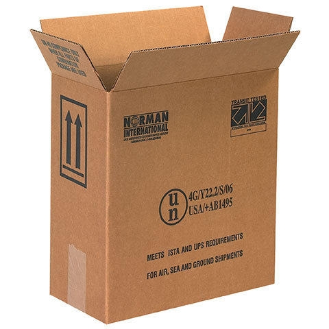 12 x 6 x 12 3/4" 2 - 1 Gallon Plastic Jug Haz Mat Boxes | Hazardous ...