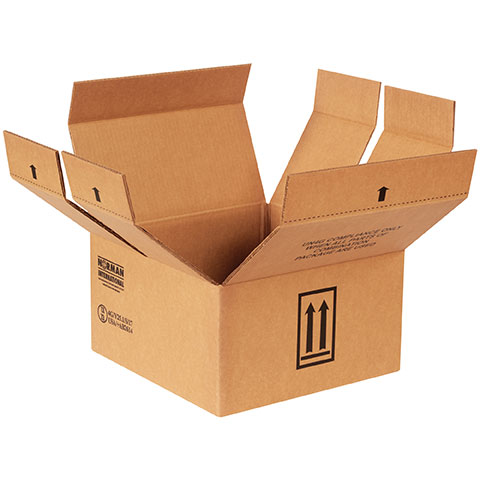 14 1/4 x 14 1/4 x 7 5/8" 4 - 1 Gallon Haz Mat Boxes | Hazardous ...