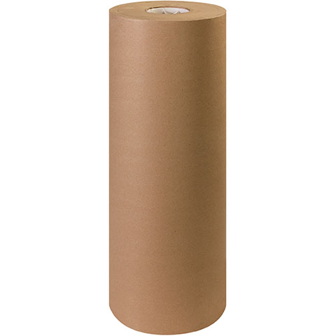 24" - 40 lb. Virgin Kraft Paper Rolls | Virgin Kraft Paper