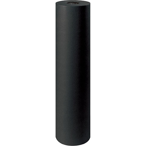 36" - 50 lb. Black Kraft Paper Rolls | Colored Kraft Paper