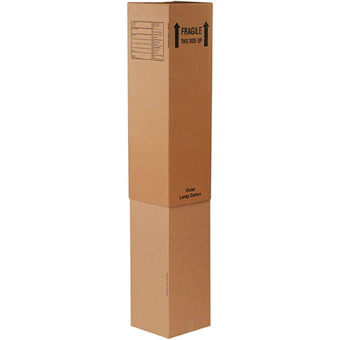 12 5/16 x 12 5/16 x 40" Outer Lamp Boxes | Moving Boxes & Supplies