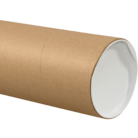 6 x 48" Kraft Jumbo Tubes | Kraft Tubes