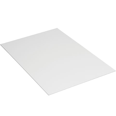 48 x 96" White Plastic Corrugated Sheets | Sheets and Pads
