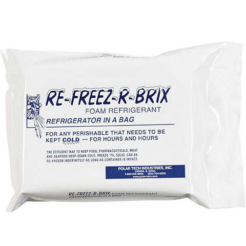 7 x 5 x 1 1/2" Re-Freez-R-Brix® Cold Bricks | Insulated Shipping ...