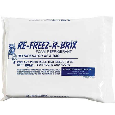 9 x 8 x 1 1/2" Re-Freez-R-Brix® Cold Bricks | Insulated Shipping ...