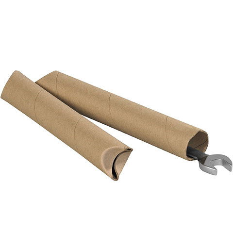 1 1/2 x 30" Kraft Crimped End Tubes | Kraft Crimped End Mailing Tubes