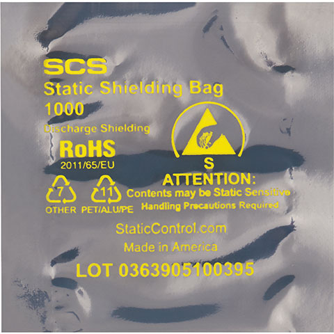 4 x 6" Open End Static Shielding Bags | Static Shielding Bags