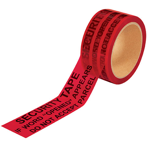2" x 60 yds. Red Tape Logic® Secure Tape | Security