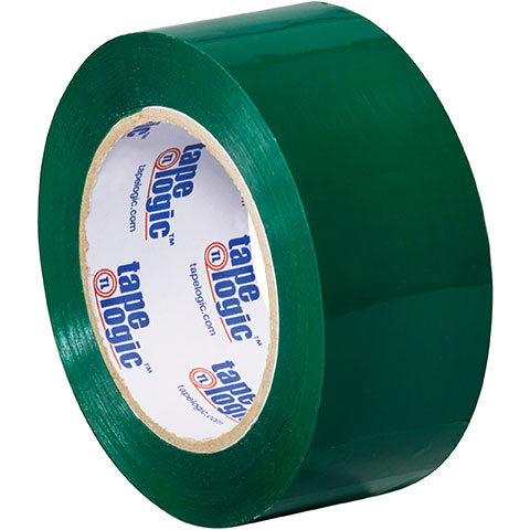 2" x 110 yds. Green (6 Pack) Tape Logic® Carton Sealing Tape | Carton ...