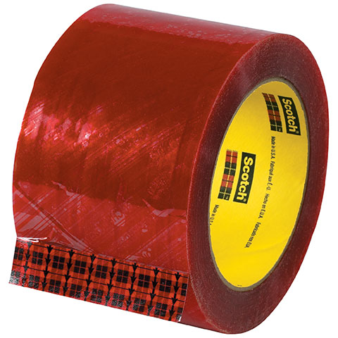 3" x 110 yds. Clear 3M Security Message Box Sealing Tape 3779 | Security