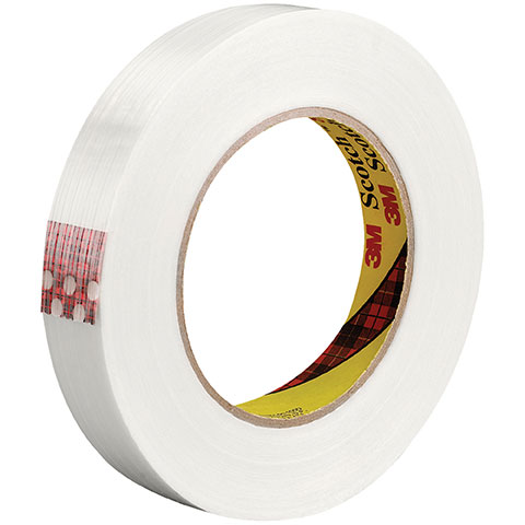 3/4" x 60 yds. (12 Pack) 3M™ 8915 Strapping Tape | Strapping