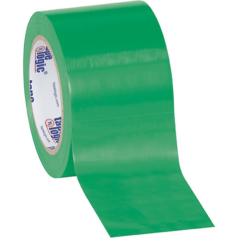 3" x 36 yds. Green Tape Logic® Solid Vinyl Safety Tape | Vinyl Safety ...
