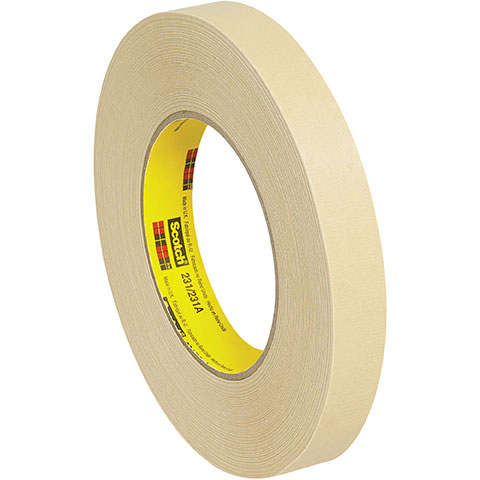 3/4" x 60 yds. (12 Pack) 3M™ 231 Masking Tape | Masking