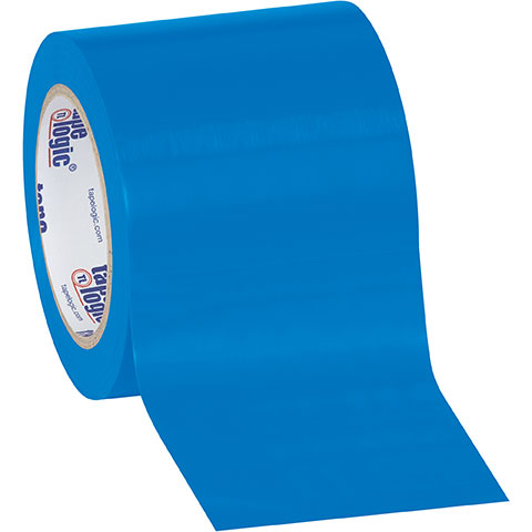 4" x 36 yds. Blue Tape Logic® Solid Vinyl Safety Tape | Vinyl Safety ...