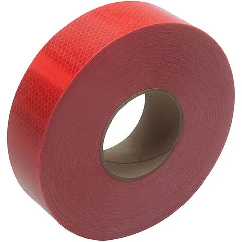 2" x 150' Red 3M™ 983 Reflective Tape | Vinyl Safety/Reflective