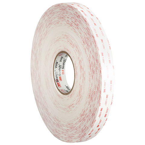 1/2" x 5 yds. White 3M™ 4950 VHB™ Tape | VHB™