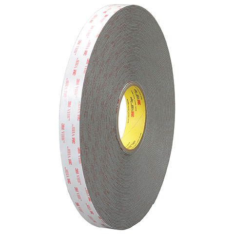 1" x 5 yds. Gray 3M™ 4956 VHB™ Tape | VHB™